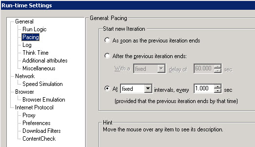 Performance Testing Using Loadrunner Pacing To Hit A Specific