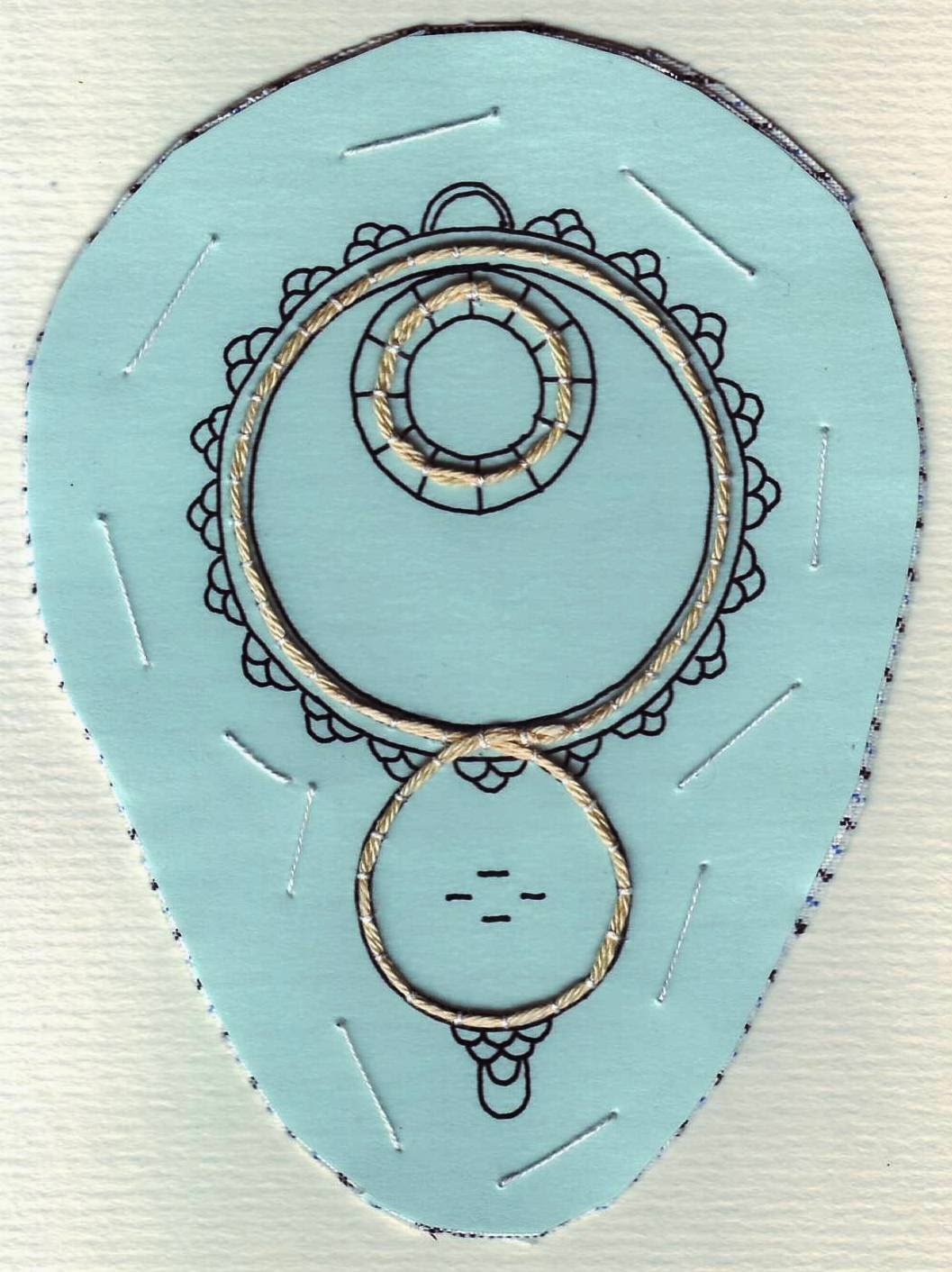 Šitá krajka: Gros Point de Venise