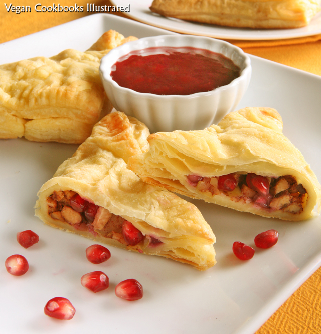 Vegan Cookbooks Illustrated: Apple Tempeh Triangle Dippers