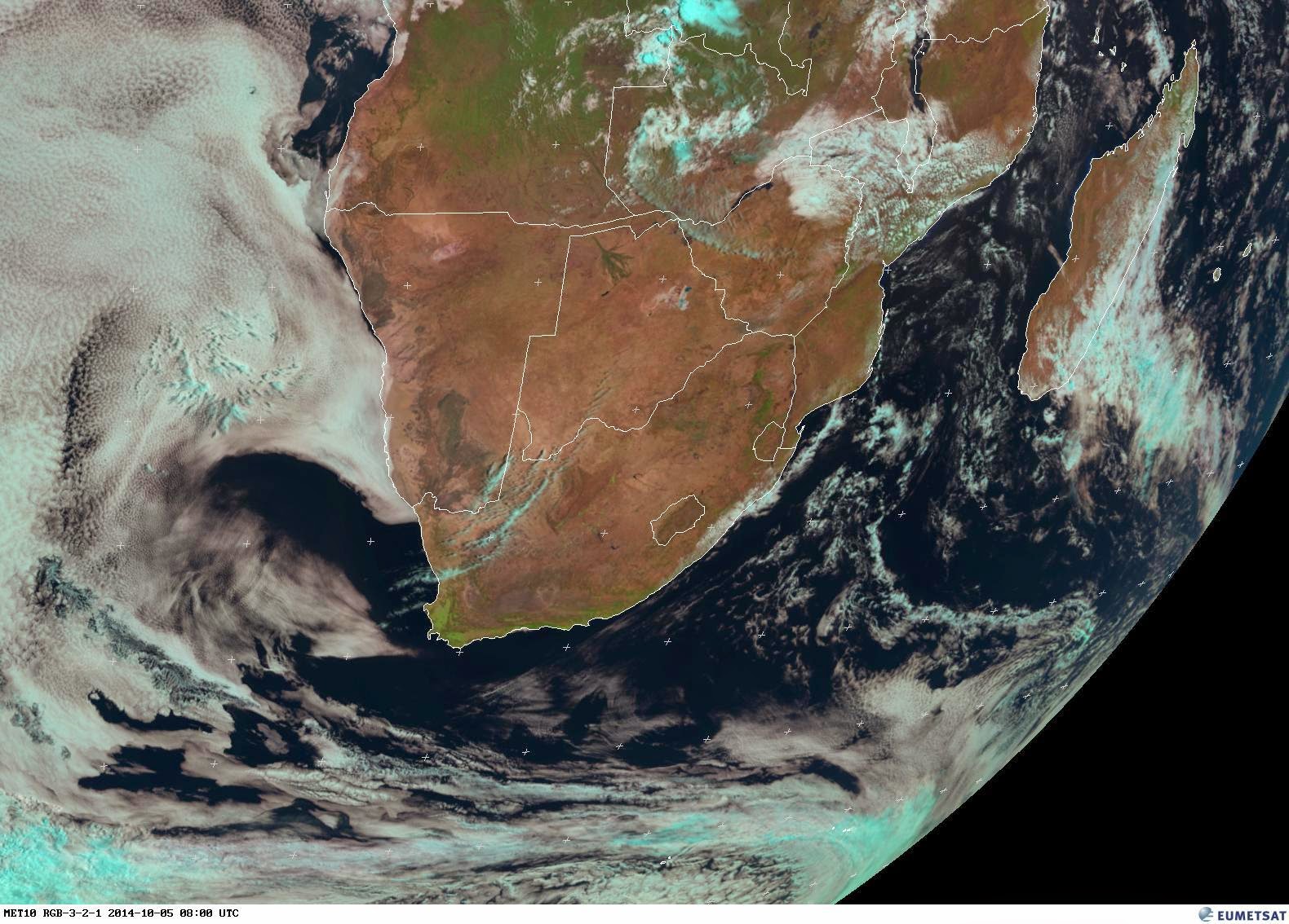 Mossel Bay Weather Observation, South Africa : Weather Satellite Image ...
