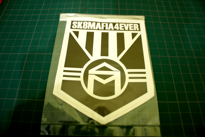Sticker Supplier for Band, Street Wear and Skate Brands.: Sk8Mafia Sticker