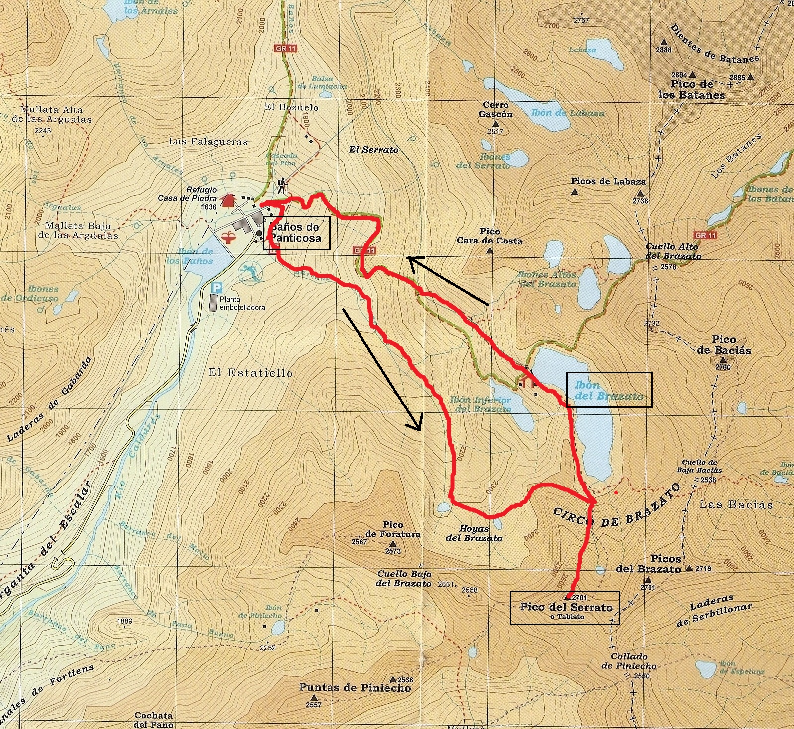 MONTAÑAS DE AYER Y DE HOY: PANTICOSA (Balneario) - Pico Tablato o ...