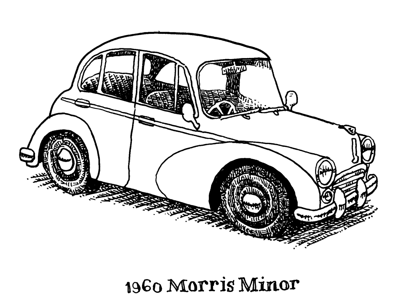 Don Moyer Sketchbook: 1960 Morris Minor