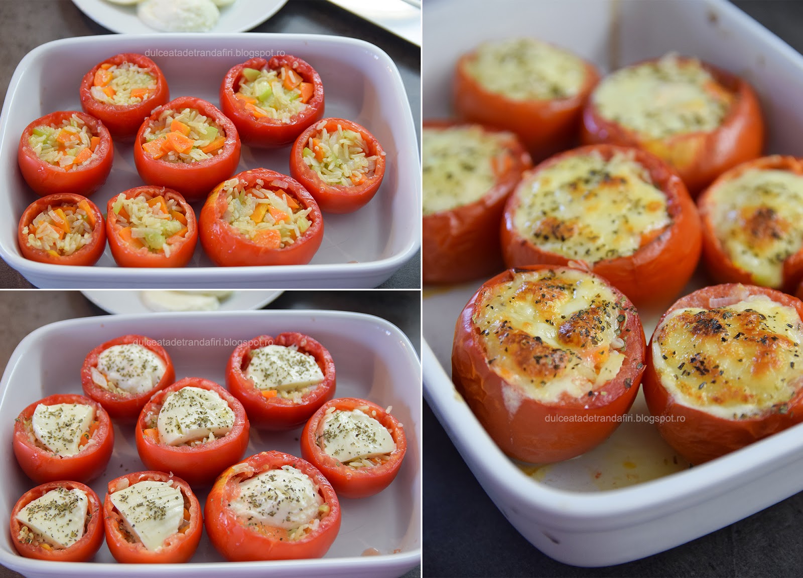 Dulceata de trandafiri: Rosii umplute cu legume, quinoa, orez