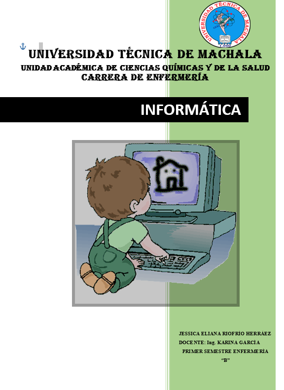 INFORMÁTICA 1: CARÁTULA