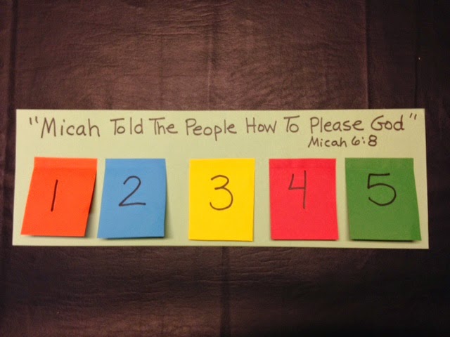 Children's Bible Lessons: Lesson - Micah Children's Bible Lessons: Lesson - Micah