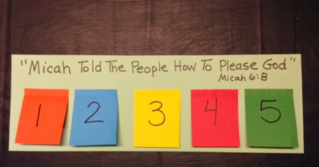 Children's Bible Lessons: Lesson - Micah