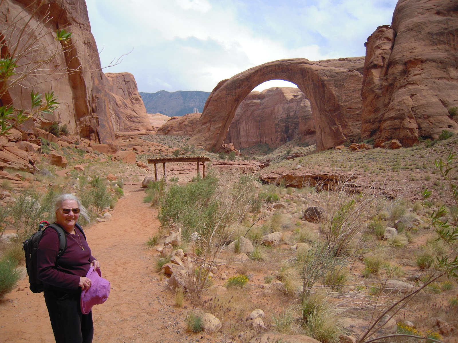 Grebe's Gulf Coast Adventure: At Lake Powell, rainbow bridge