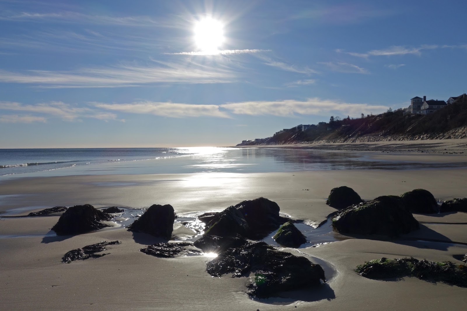 Joe's Retirement Blog: Cold, Windy, Sunny Beach Walk, Manomet, Plymouth ...