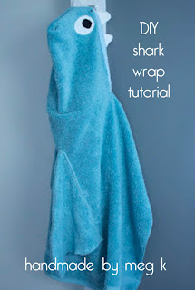 Handmade by Meg K: Shark Wrap Tutorial