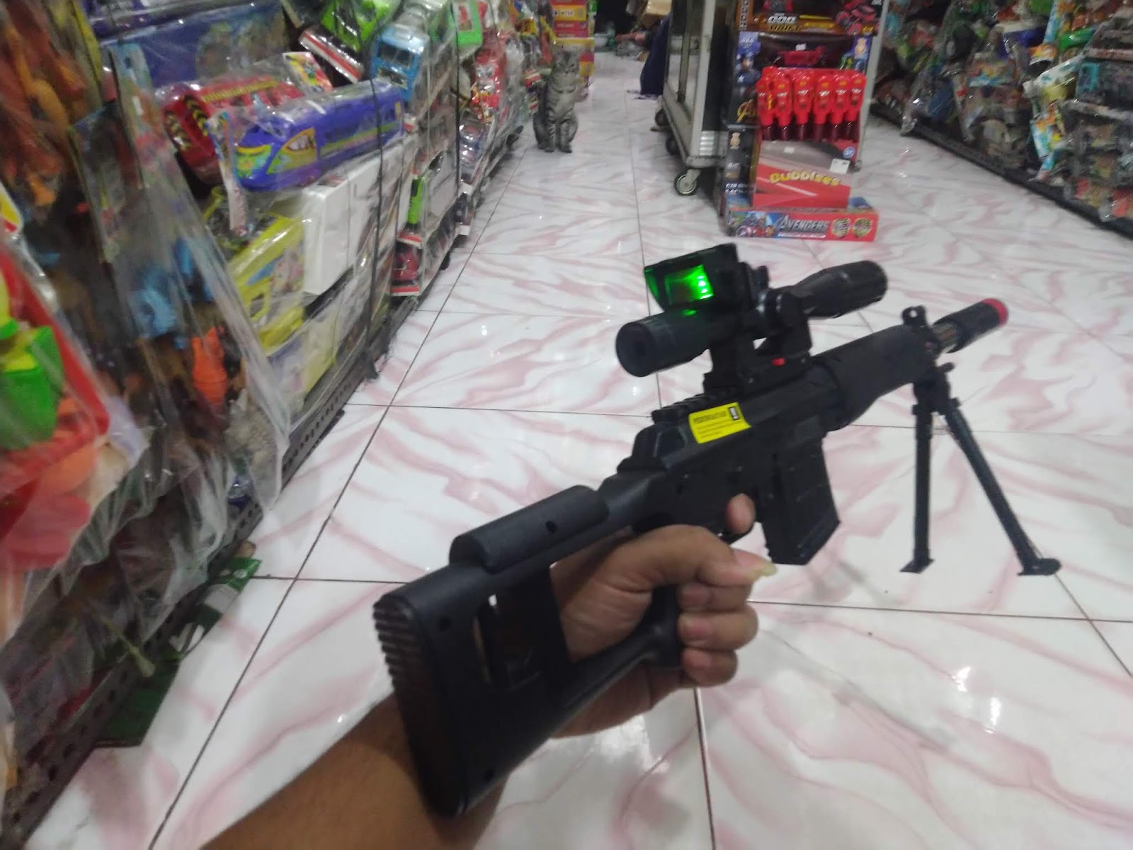 Mainan Airsoftgun Sniper Rifle Cobra - BangIzalToy.Com