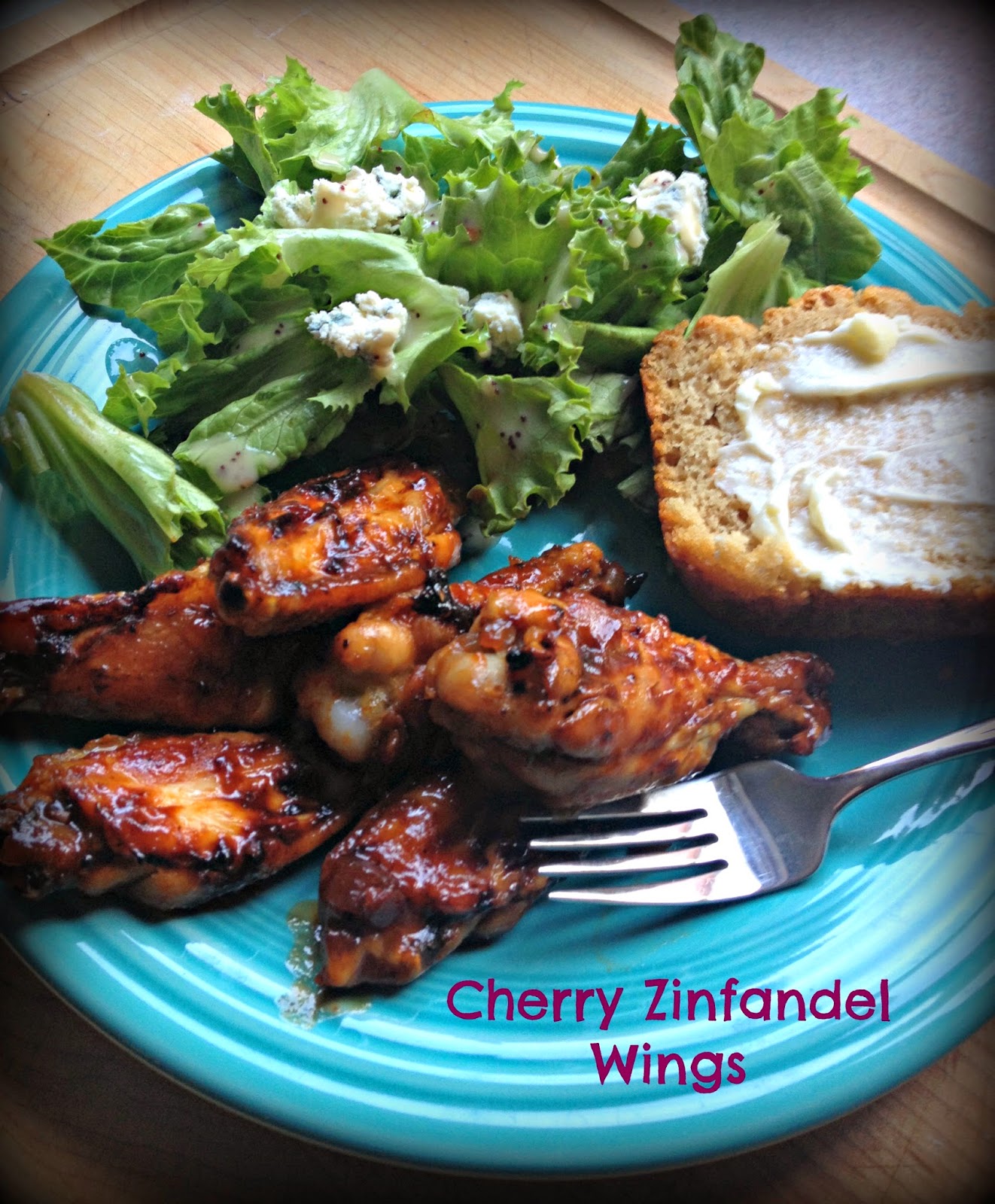 The Girly Girl Cooks: Cherry Zinfandel Wings