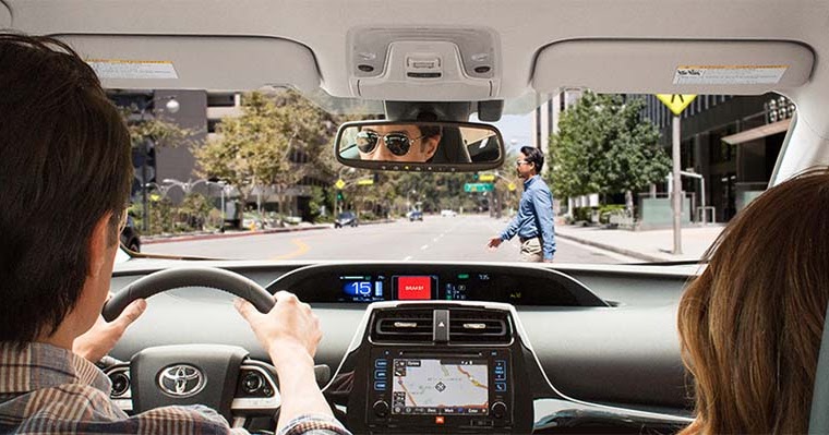 Pre Collision System With Pedestrian Detection Function (PCS w/PD)