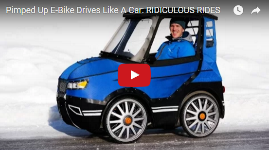MFS VIRAL VIDS-2: Pimped Up E-Bike Drives Like A Car: RIDICULOUS RIDES