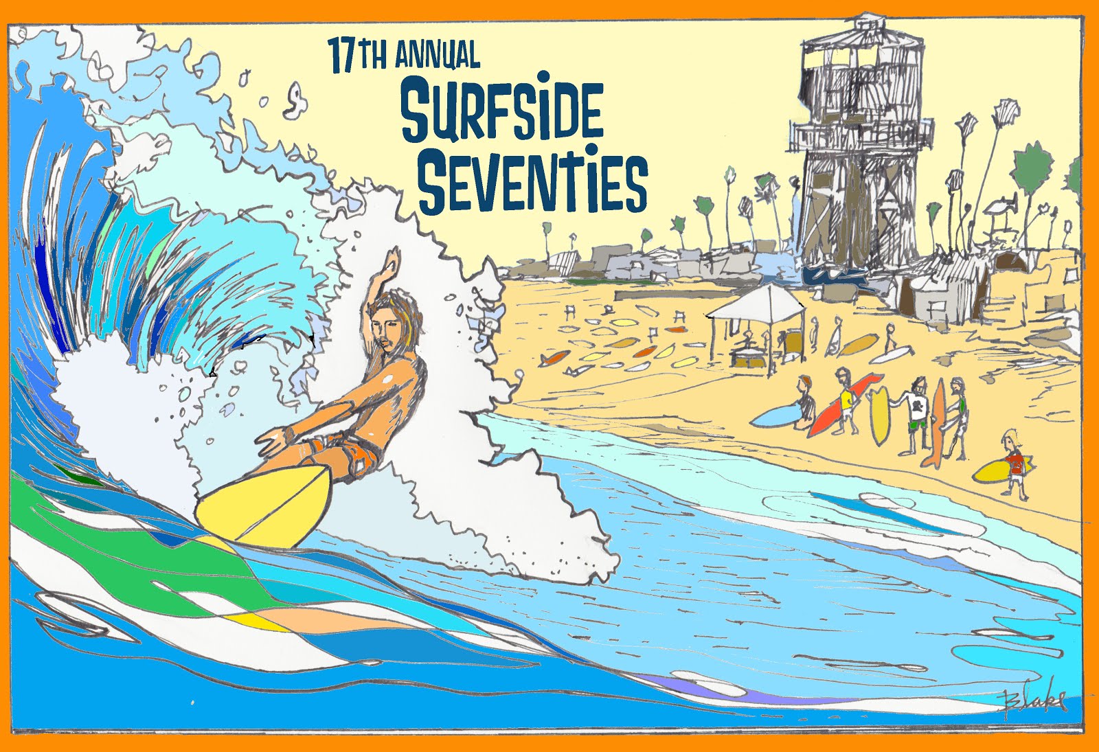 Surfside Seventies: 2017 Surfside 70s art