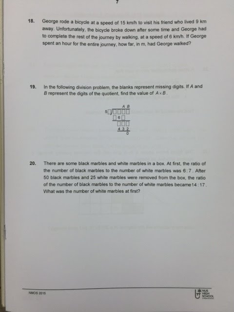 Chang's Math blog: P5 NMOS Prelim Questions