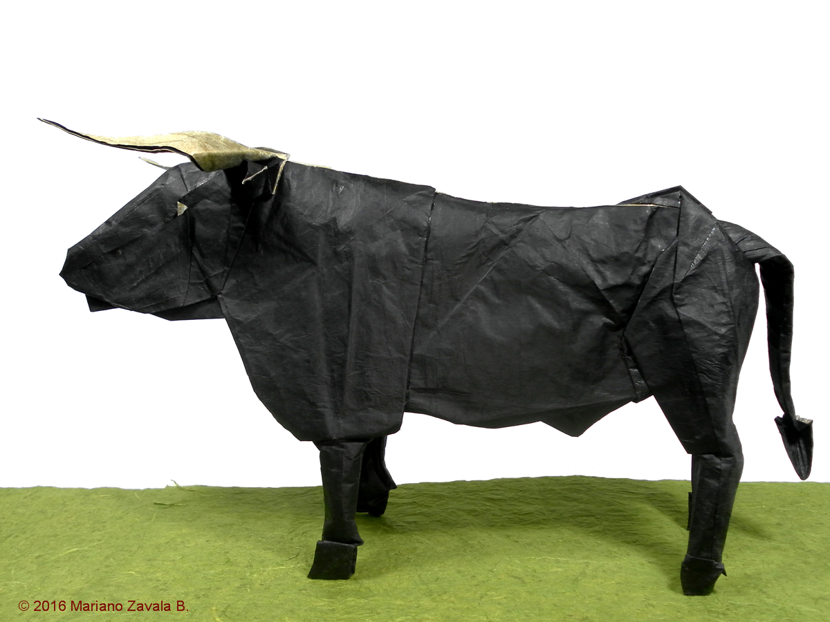 Mariano-Mi mundo el Origami: Toro de lidia