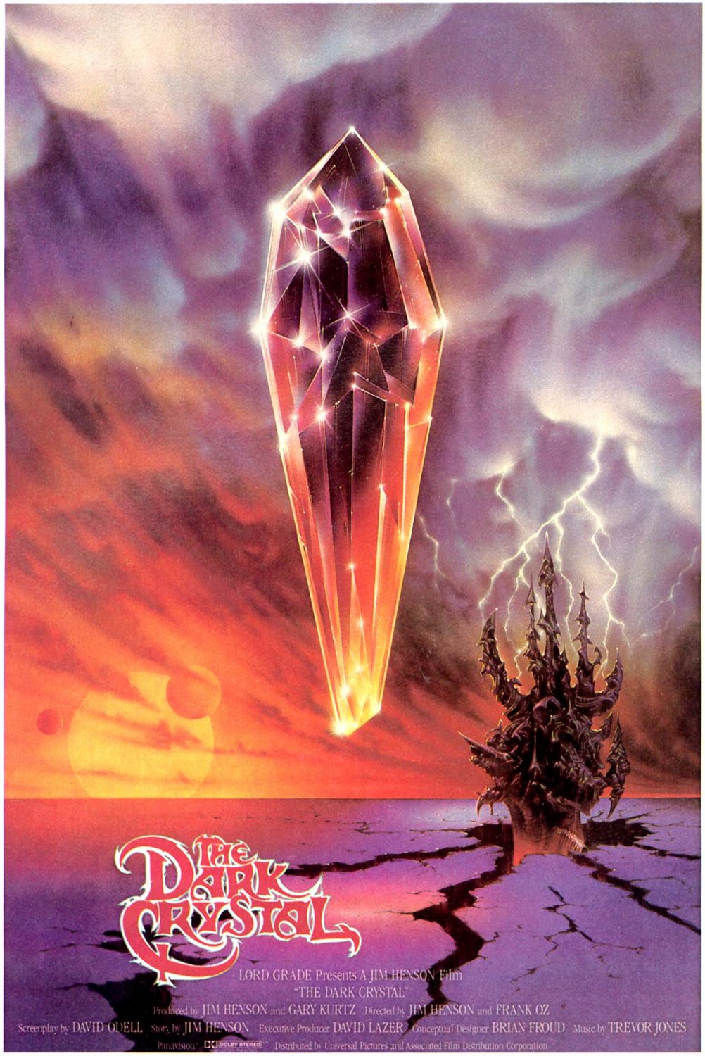 The Geeky Nerfherder: Movie Poster Art: The Dark Crystal (1982)