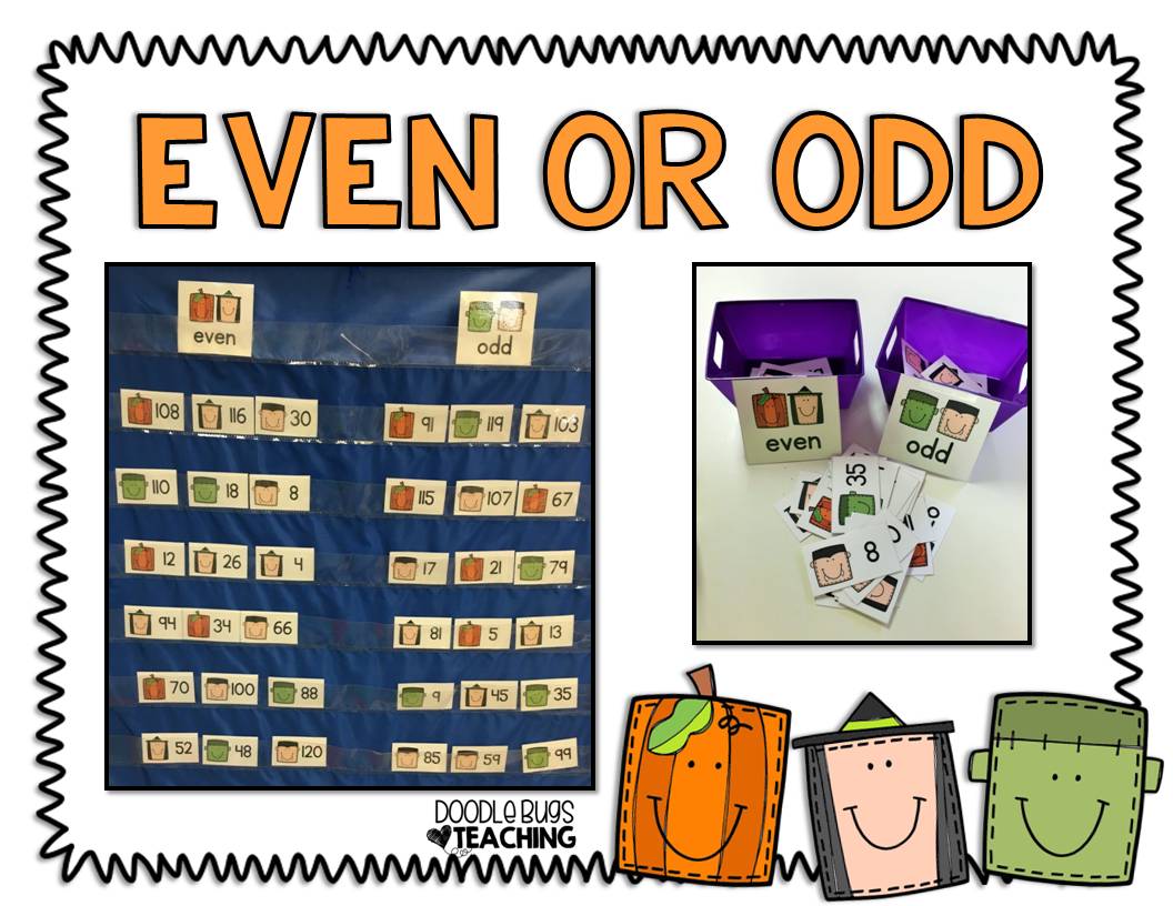 Doodle Bugs Teaching {first grade rocks!}: Halloween Pocket Chart Math ...