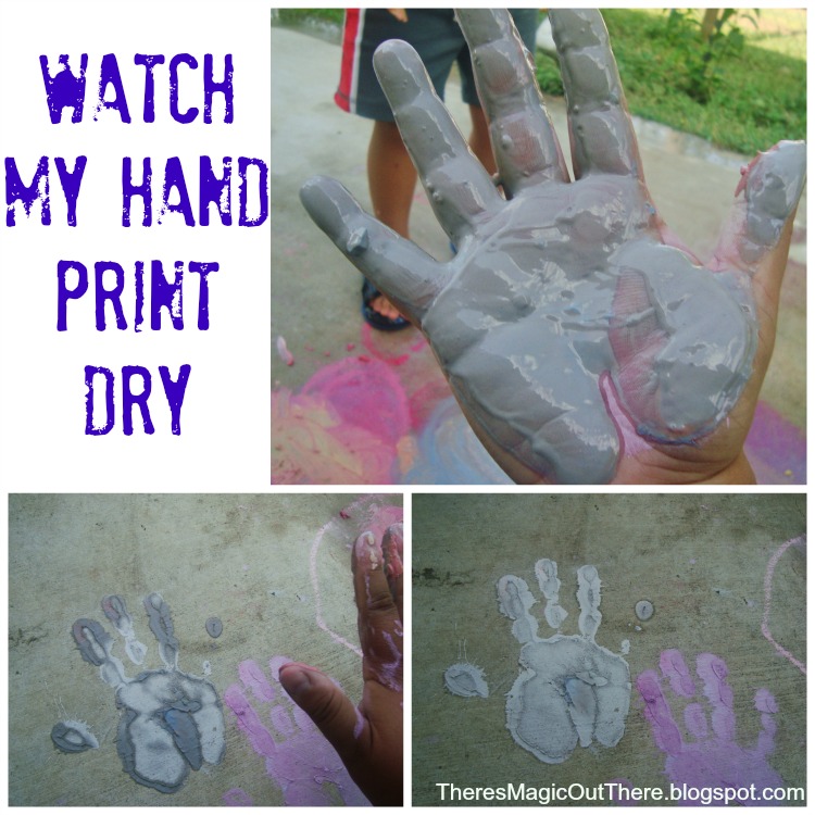 There's Magic Out There: Chalk Water Fun!