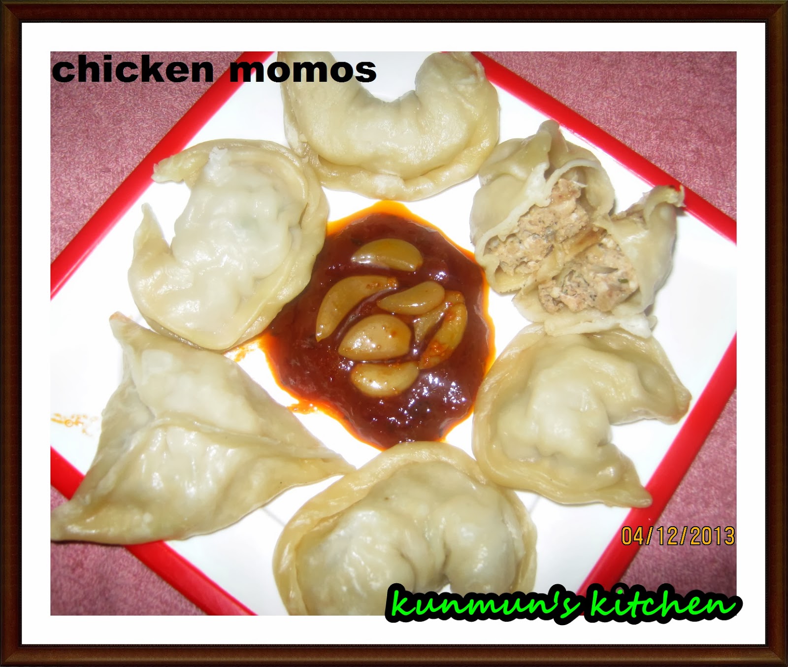 Kunmun's Delicious Kitchen: CHICKEN MOMOS RECIPE