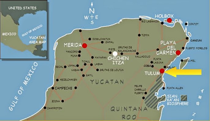 Tulum All Inclusive Map
