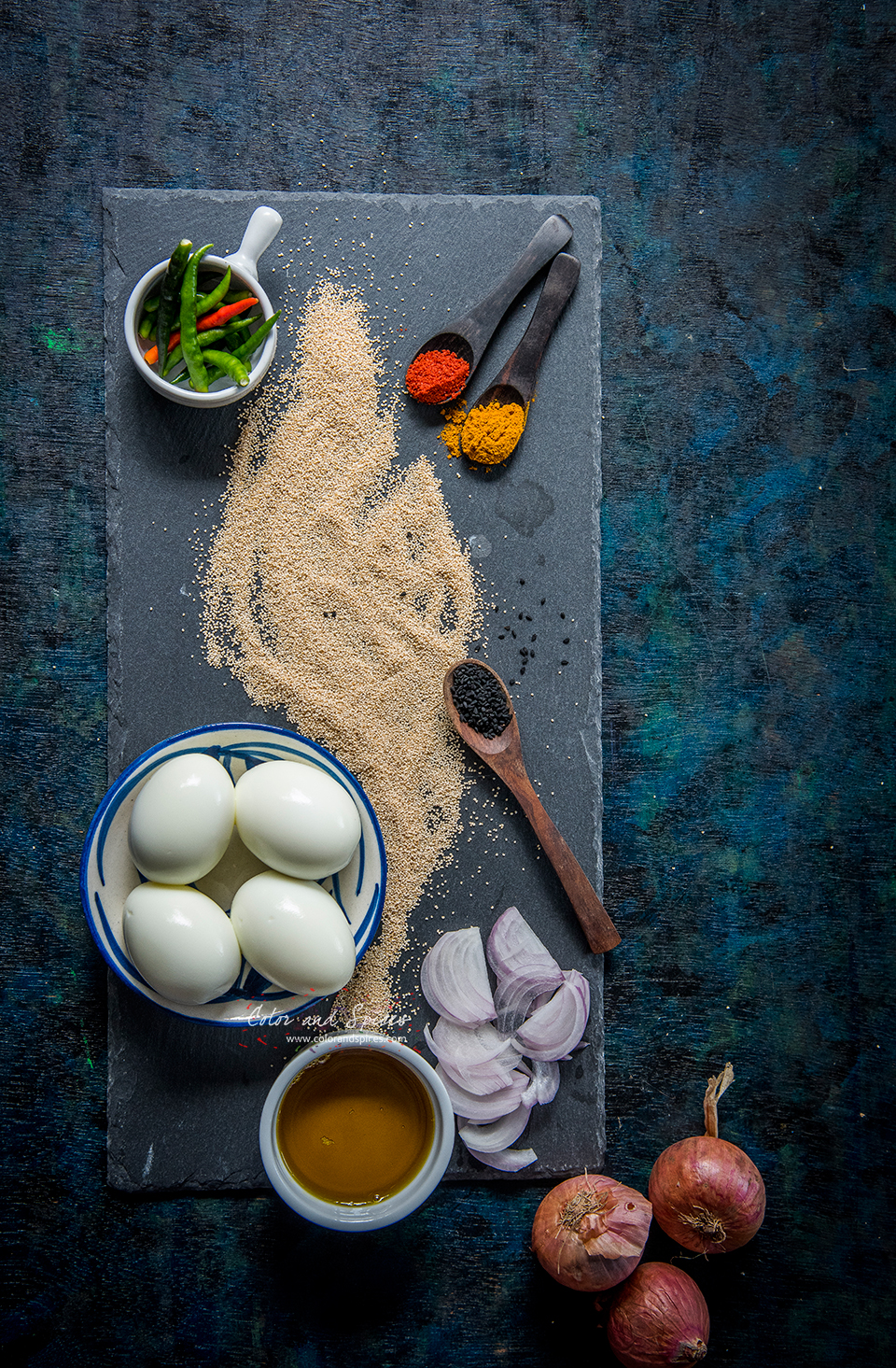 Color and Spices: Dim Posto...(egg with poppy seed paste)