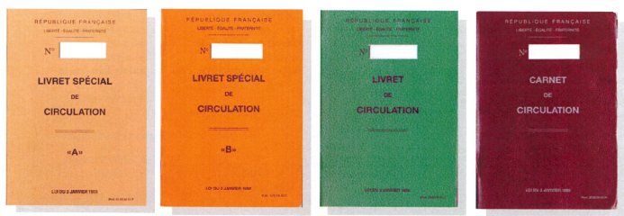 Ephémères : Livrets et carnet de circulation