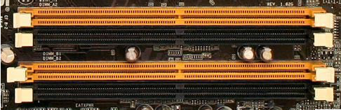 Tarjeta Madre y sus Componentes : Ranuras Dimm