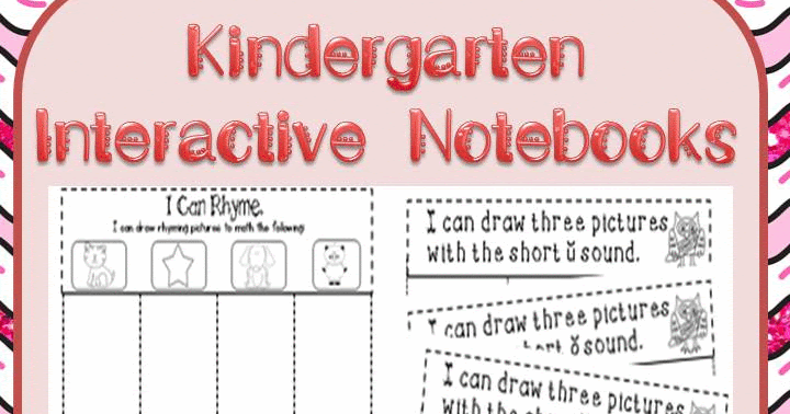 123kteacher: INTERACTIVE NOTEBOOKS IN KINDERGARTEN