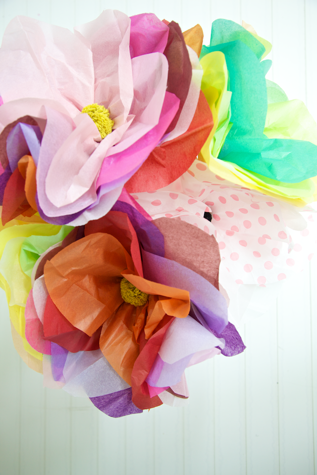DIY Tissue Flowers!