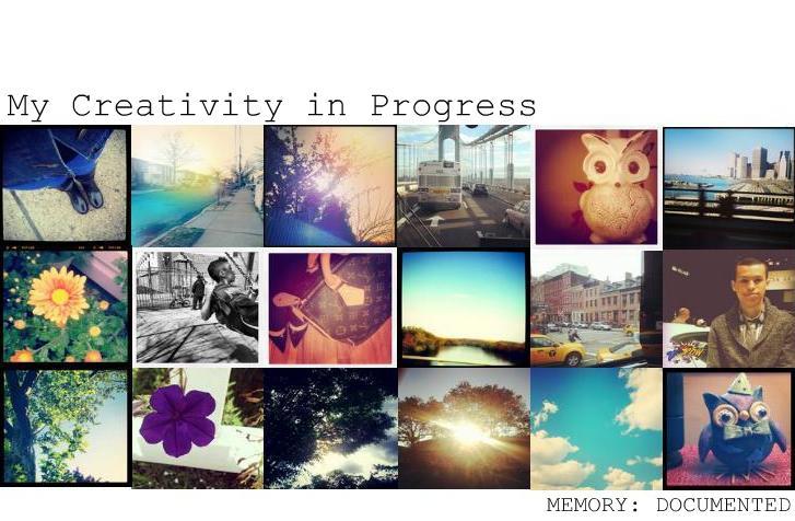 my creativity in progress