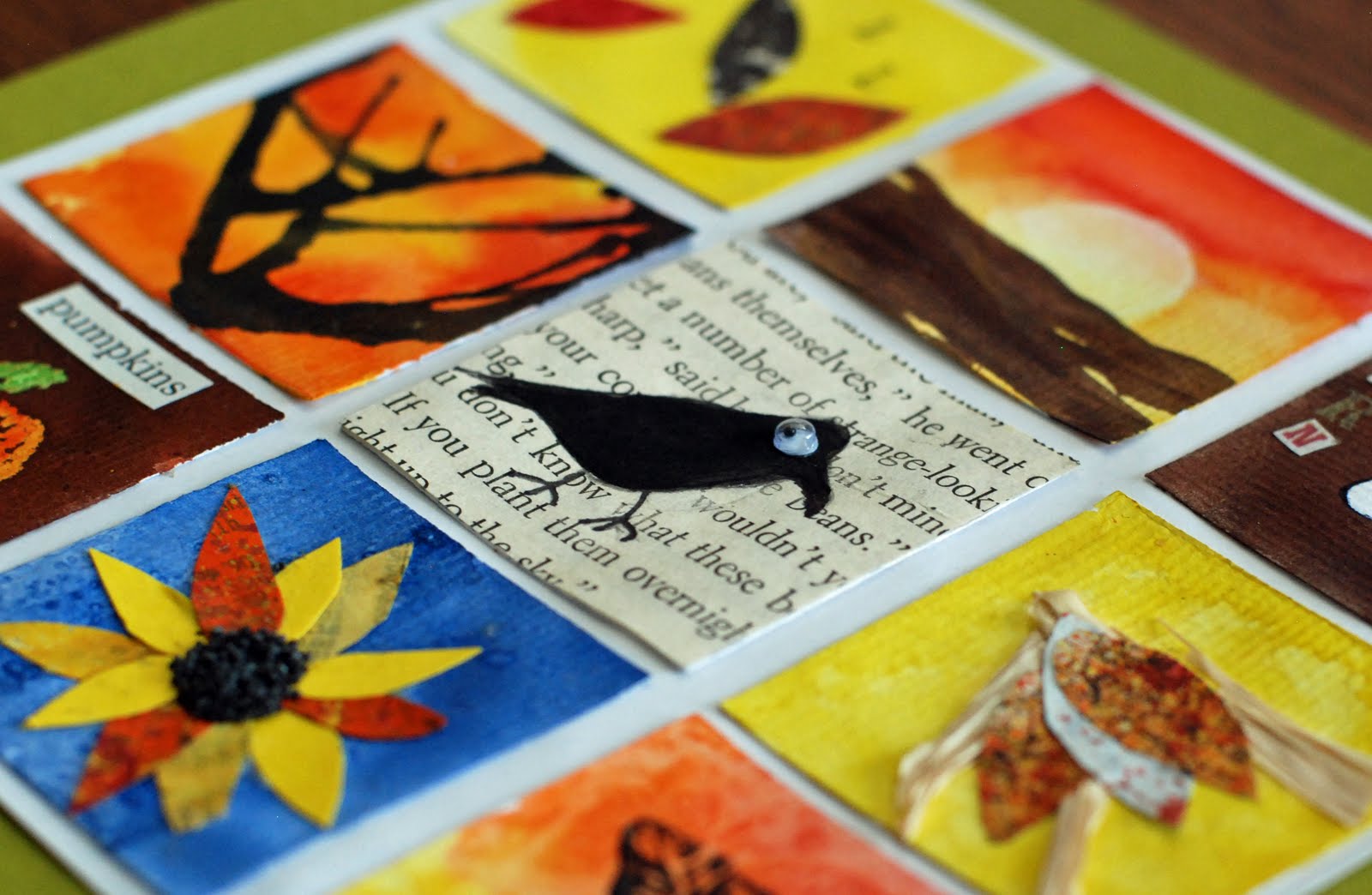 that artist woman: How to Make Fall Inchies