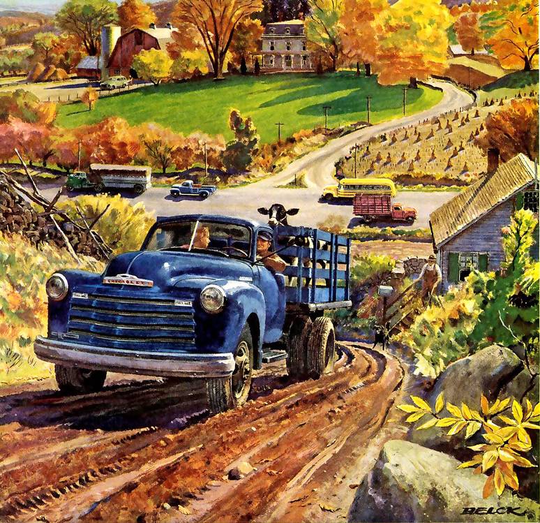 Past Print: Illustrations from past decades / part 8 / Peter Helck