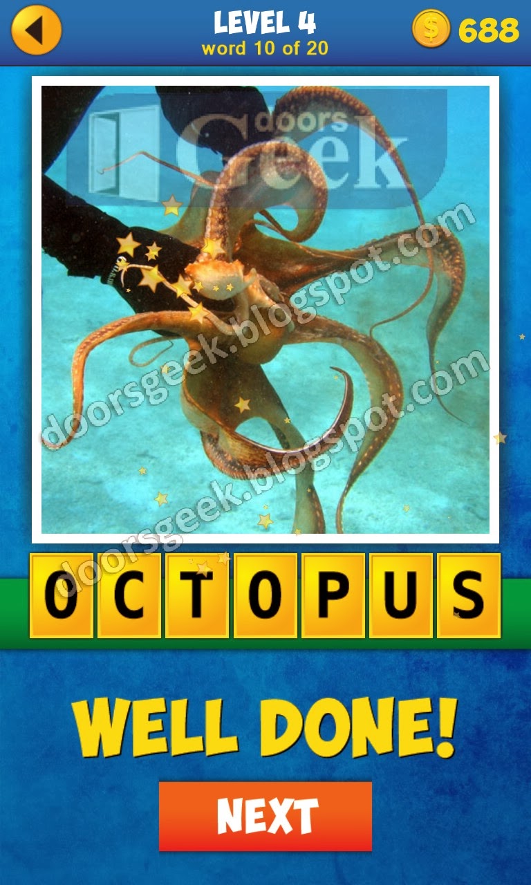 4 Little Squares [Level 4] Word 10 ~ Doors Geek