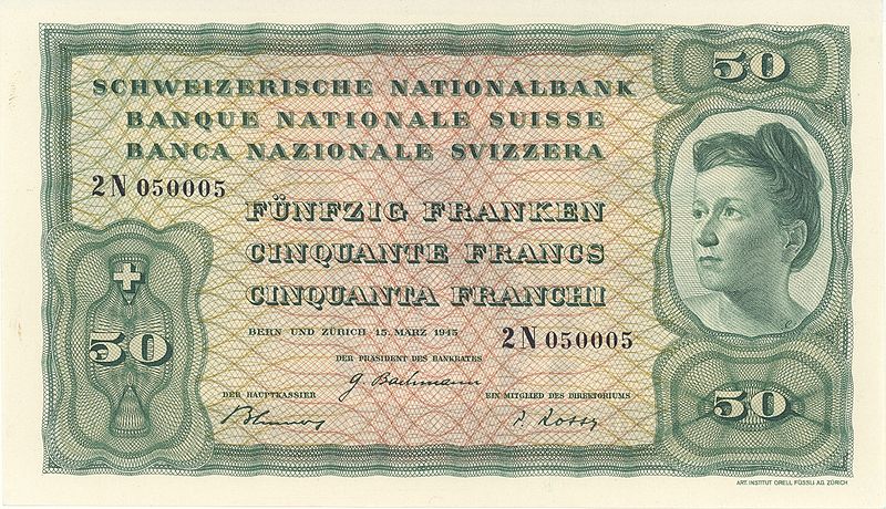 Flyer Goodness: Swiss Banknotes