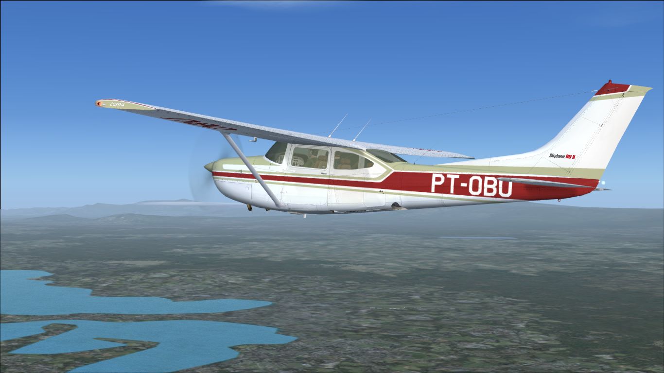 Texturas Brasileiras: Cessna C182 Skylane II RG PT-OBU