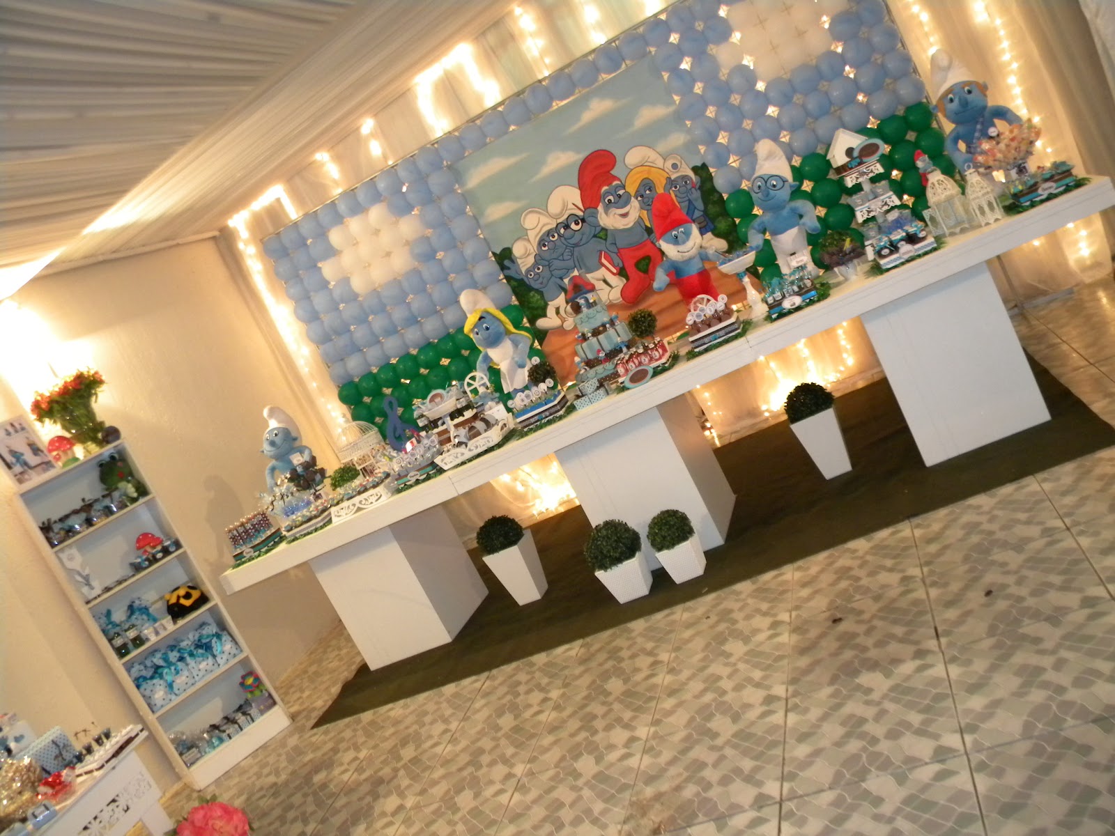 Chef Menezes Eventos.: Festa tema Smurfs