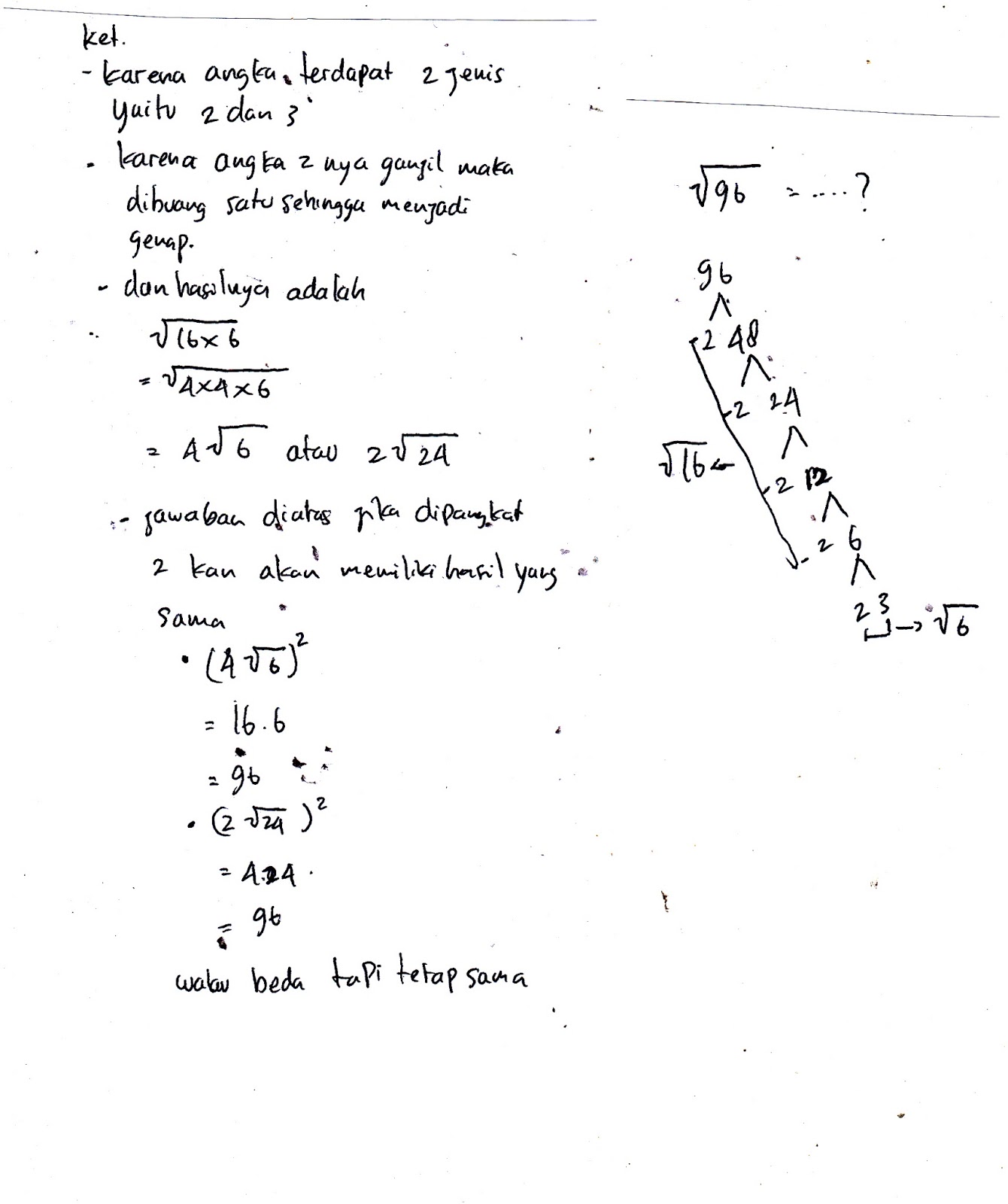 MATEMATIKA EASY: cara menghitung akar dalam matematika dengan mudah