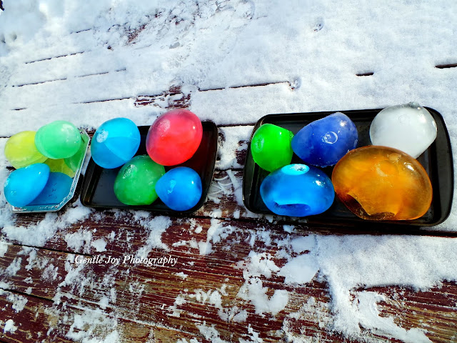 Gentle Joy Homemaker: How to Make: ICE MARBLES!