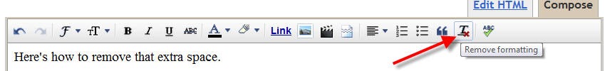 Digital QA Blogger How To Remove Too Much Space Between Paragraphs