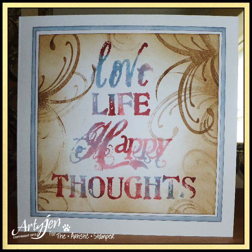 The Artistic Stamper Creative Team Blog: March 2012