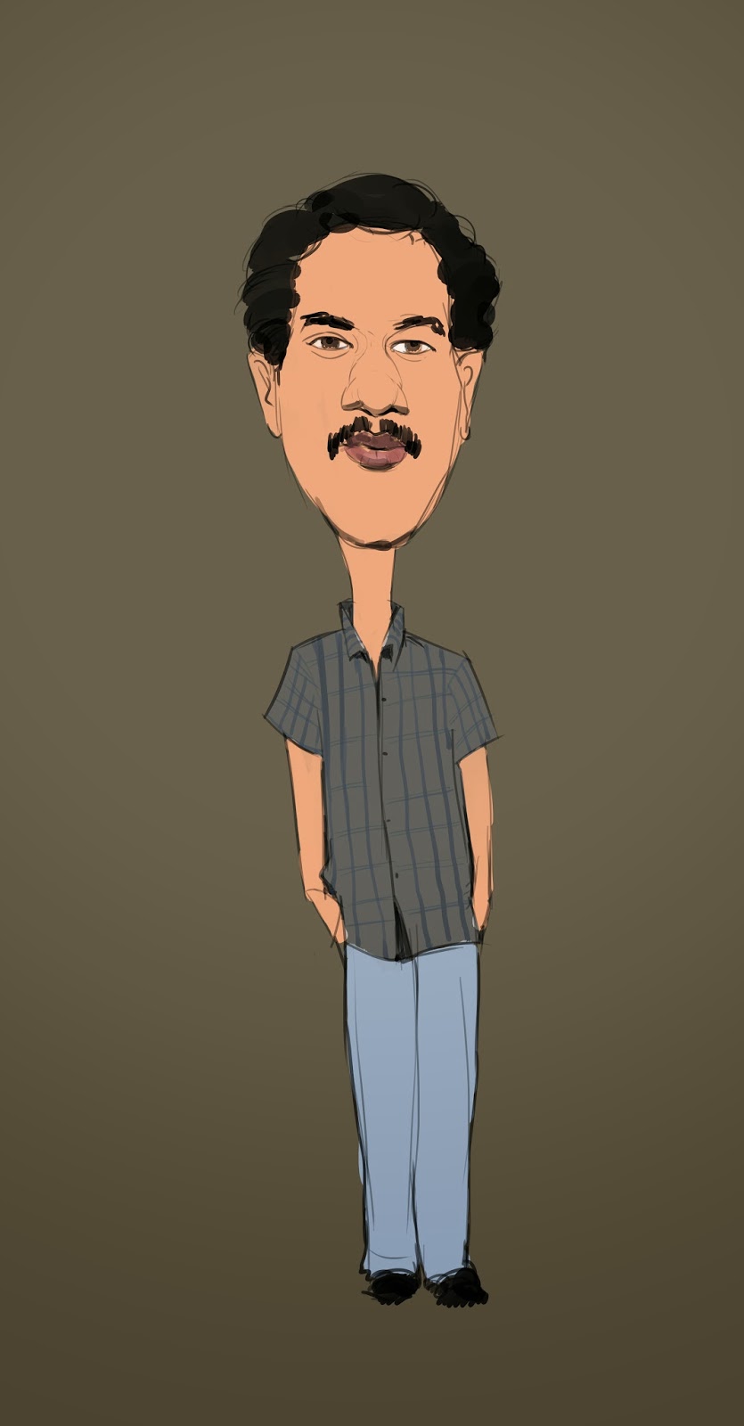 mattepainting vijay: cartoon & characters