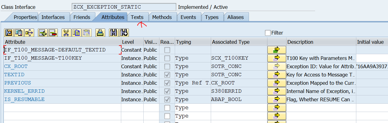 TECHSAP : OO ABAP Exception : Using message class with Exception calss