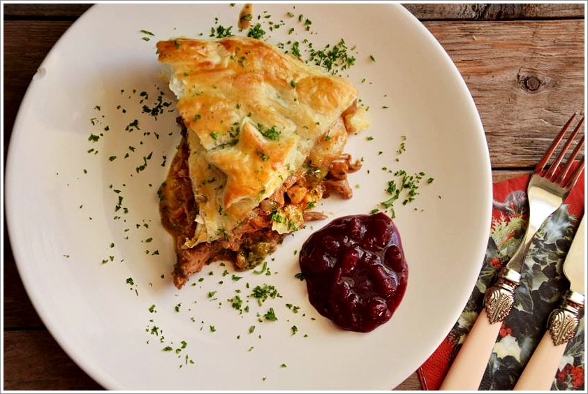 Leftover - Truthahnreste verwenden - "Turkey Pie" (GF)