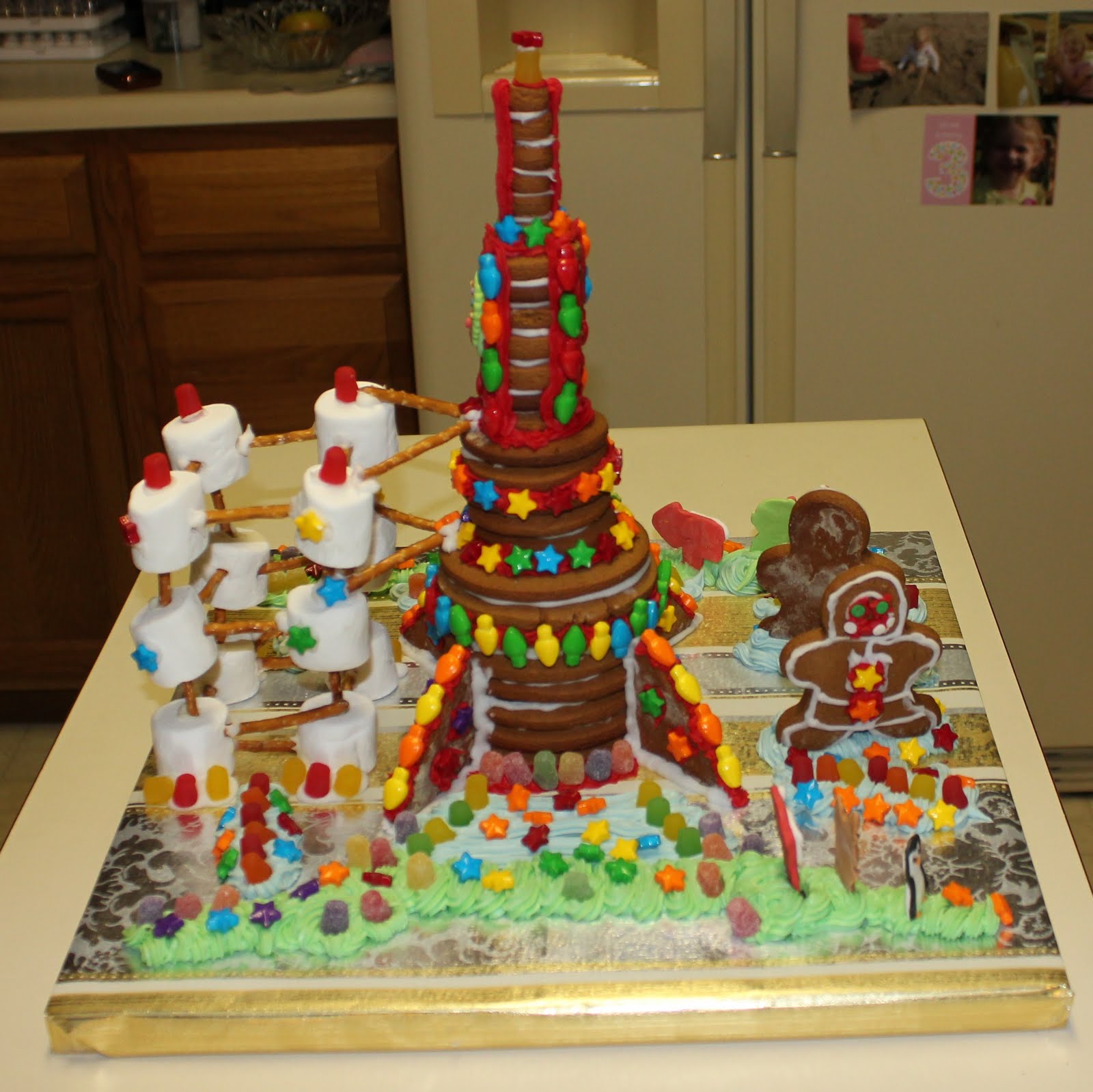 Boys are 90% Mischief and 10% Dirt: Our Gingerbread Rocket: A Photo Essay