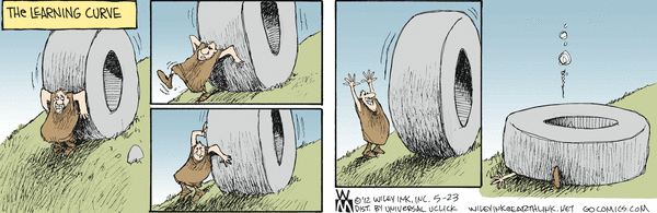 World of Cartoons and Comics: The learning curve