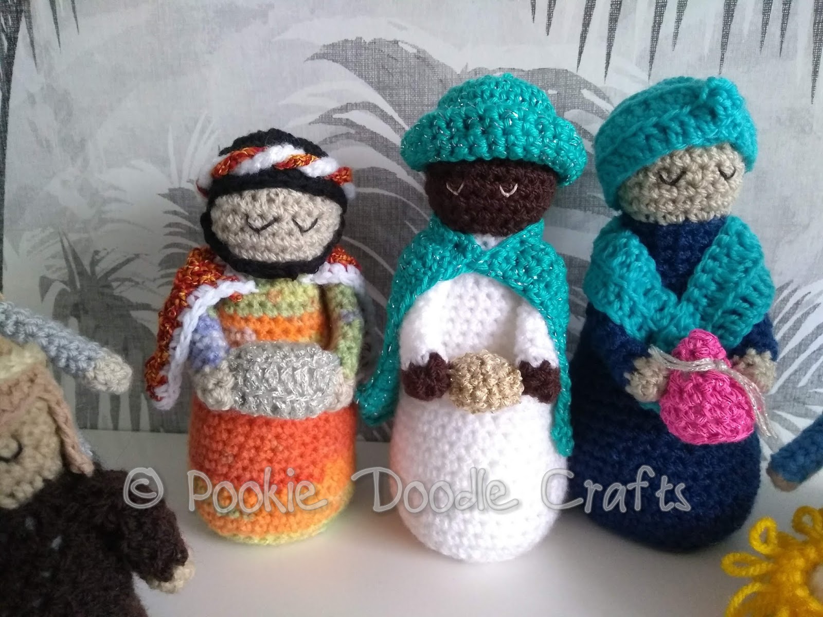Pookie Doodle Crafts: Nativity Crochet Figures Set Amigurumi