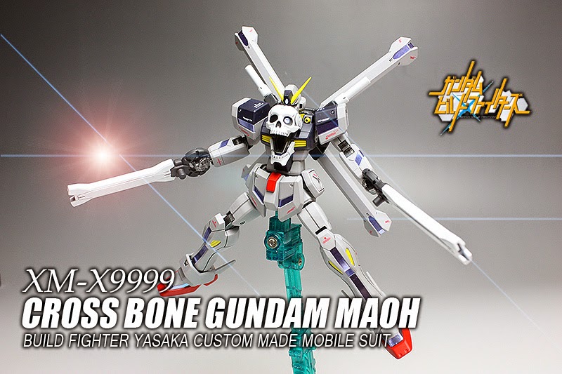 GUNDAM GUY: HGBF 1/144 Crossbone Gundam Maoh - Painted Build