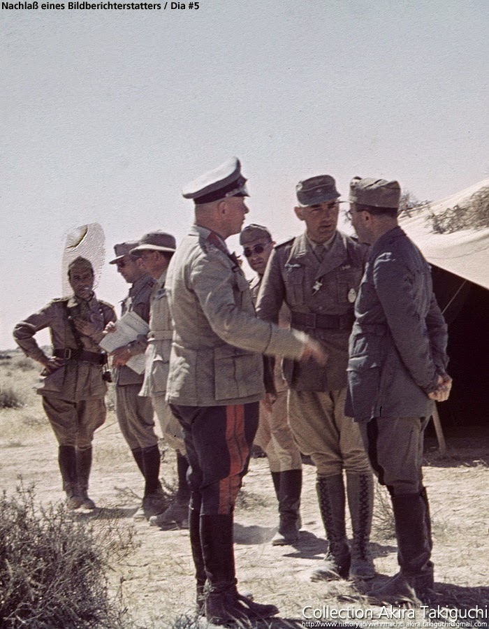 NAZI JERMAN: Foto Berwarna Erwin Rommel